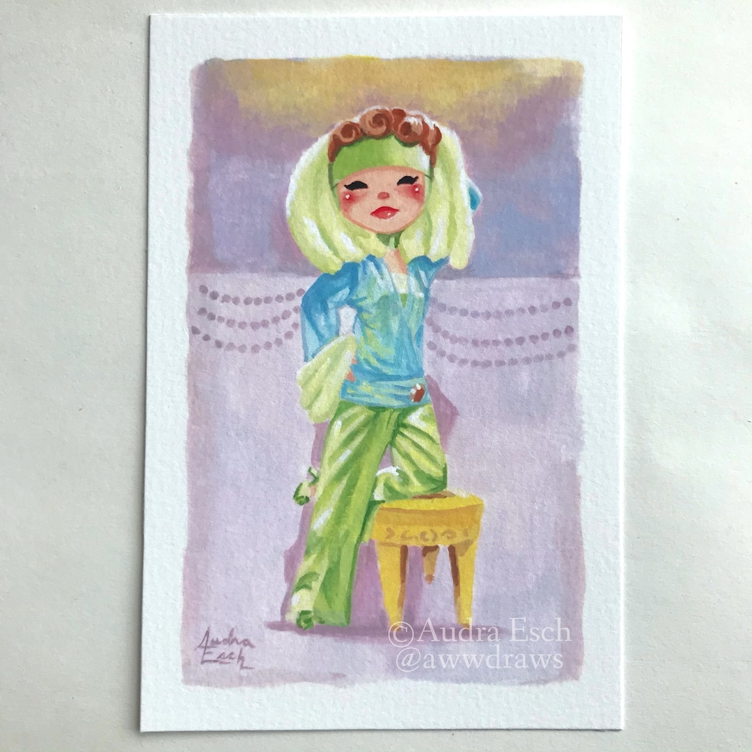 Singin' in the Rain Fine Art Print - Miss January, (4x6 Inch) - Etsy