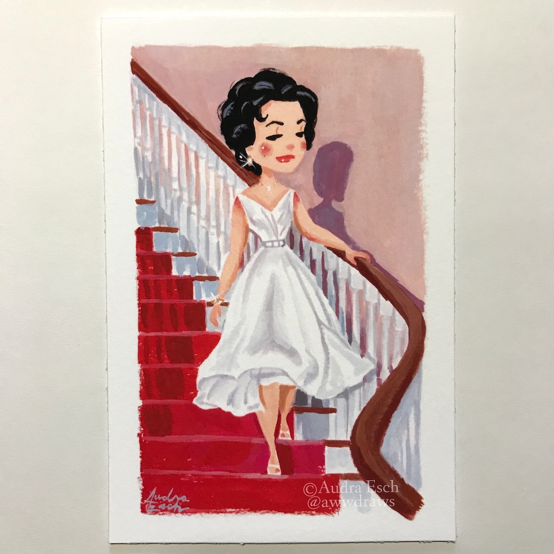 Elizabeth Taylor Fine Art Print – Cat on a Hot Tin Roof (4x6 Inch) - Etsy