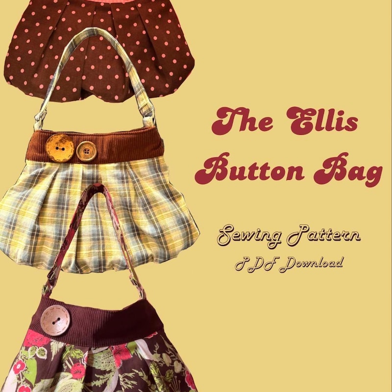 Button Bags Pattern - Etsy