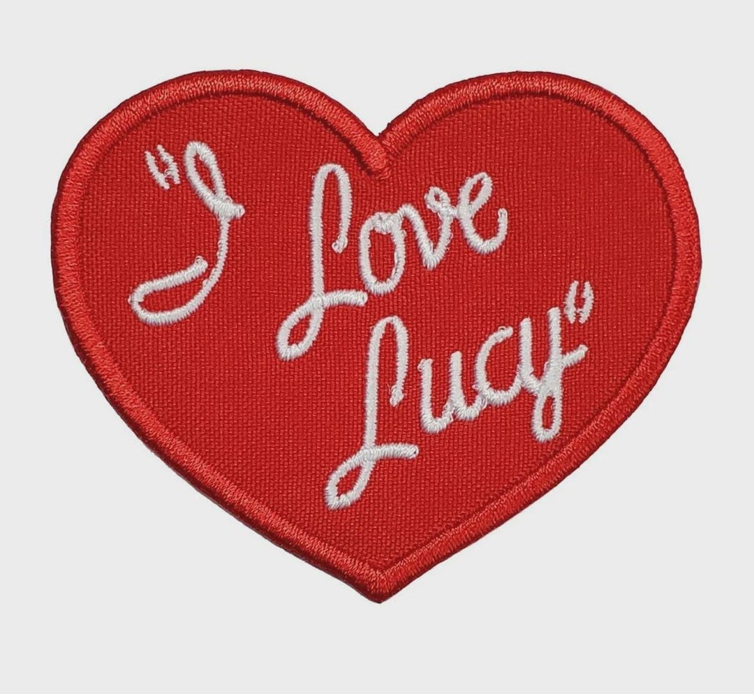 I Love Lucy Embroidered Patch – Iron-on Applique, TV Costume - Etsy