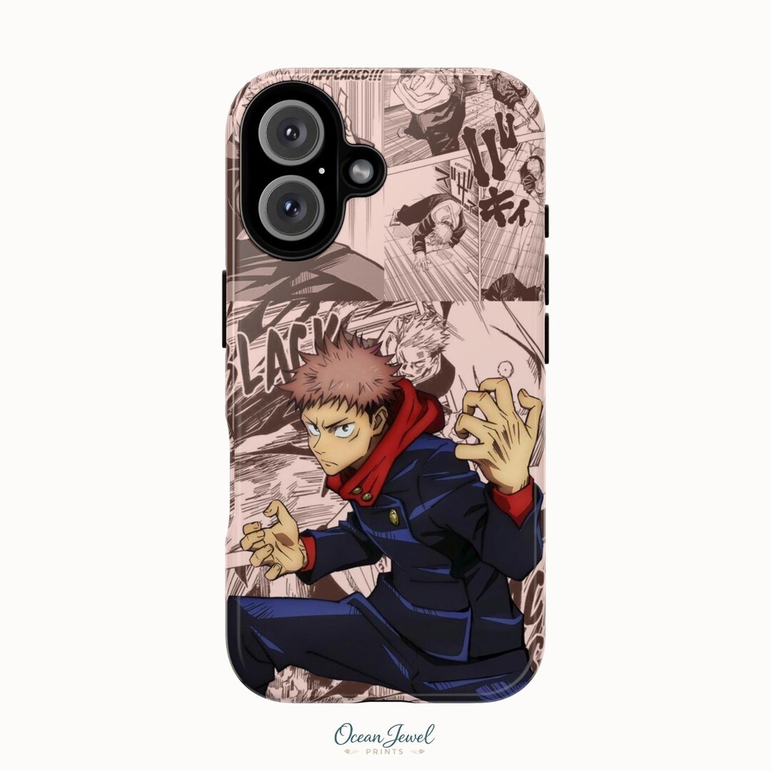 Yuji Itadori Manga Anime Panels Phone Case | Tough Cases - Etsy