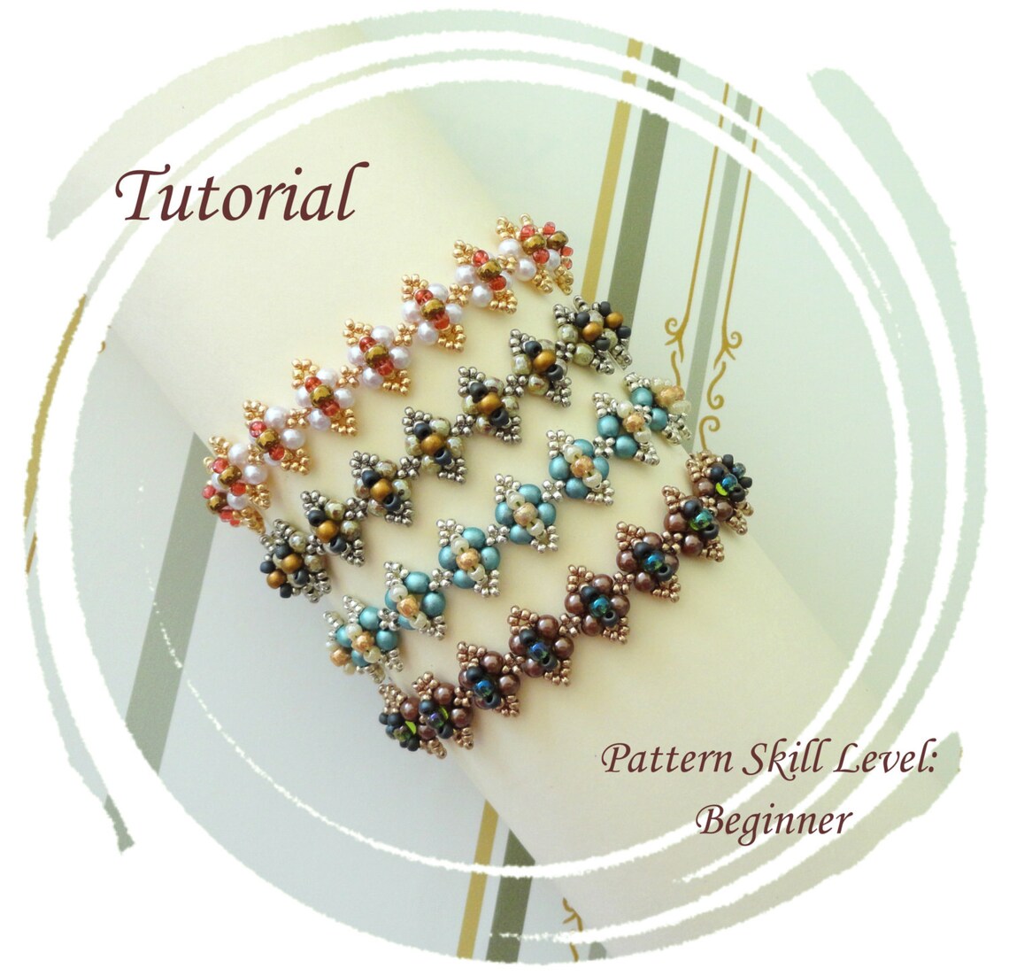 FIACLE SIORC Beaded Bracelet Beading Tutorial Beadweaving | Etsy