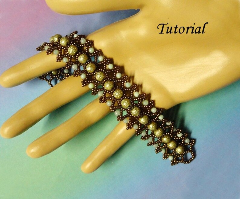 PISTACHIO Beaded Bracelet Beading Tutorial Beadweaving Pattern - Etsy