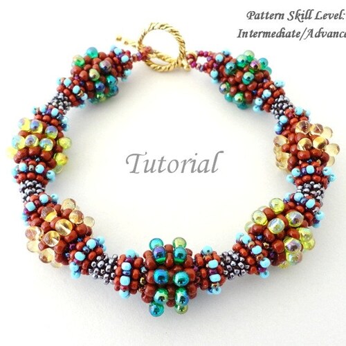CHIMERE Beaded Necklace Beading Tutorial Beadweaving Pattern - Etsy