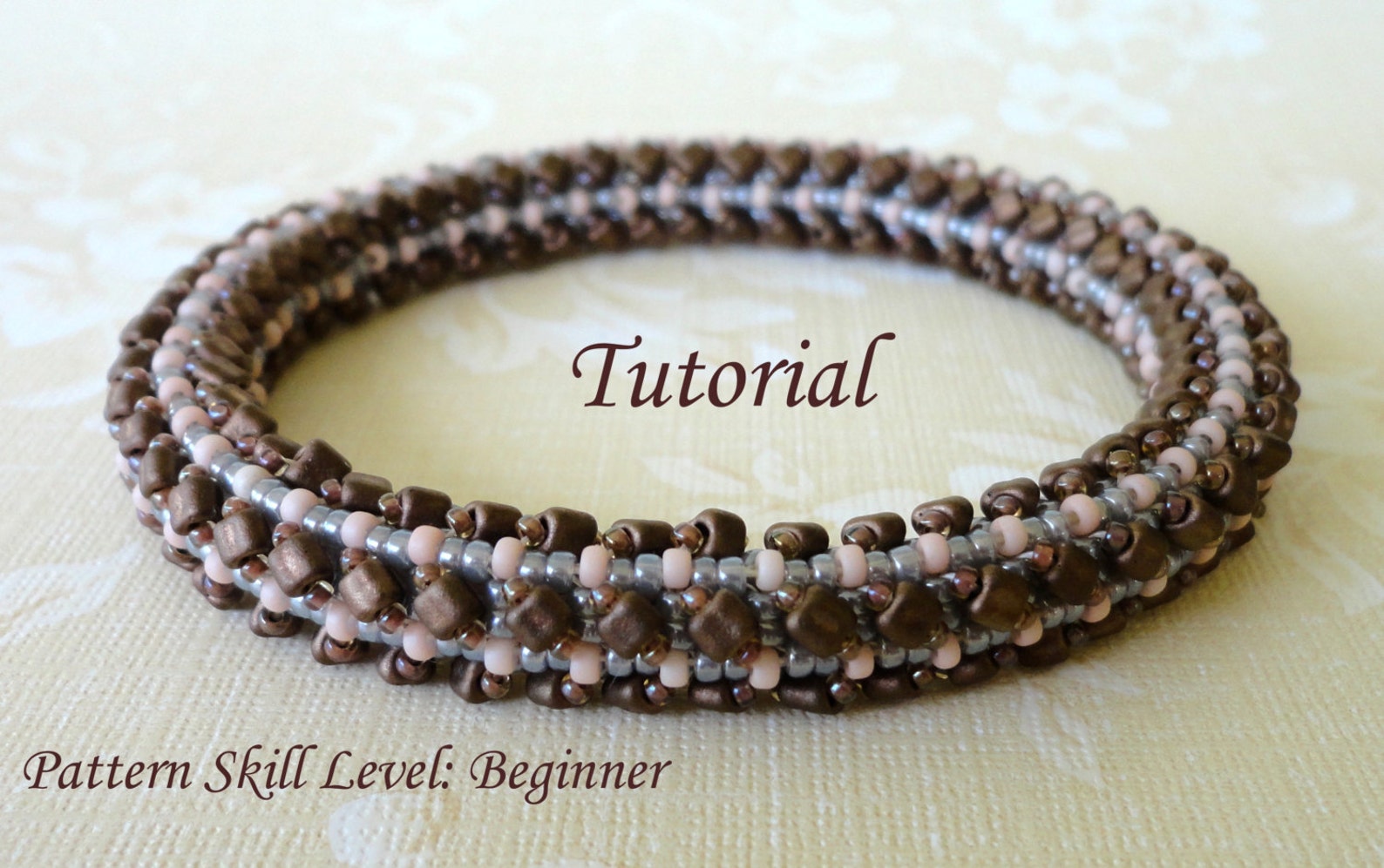 EASY BANGLE Beaded Bracelet Beading Tutorial Beadweaving | Etsy