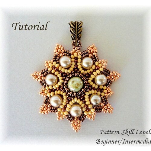 CHIMERE Beaded Necklace Beading Tutorial Beadweaving Pattern - Etsy