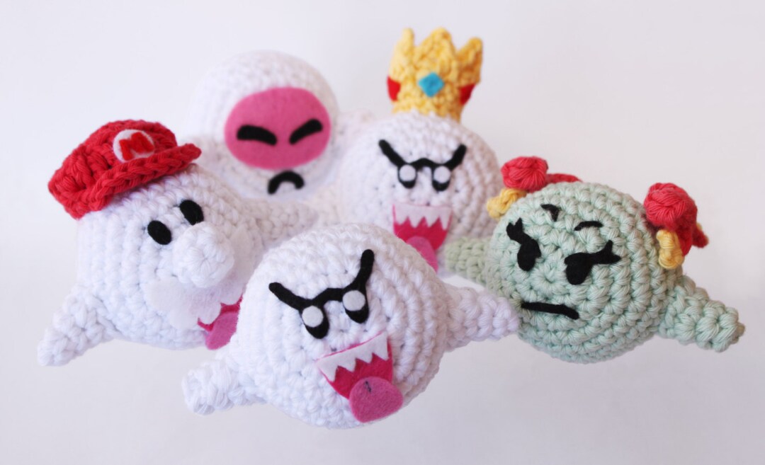 Boo Ghosts (from Super Mario) - PDF Crochet Pattern - Etsy