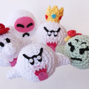 Boo Ghosts (from Super Mario) - PDF Crochet Pattern - Etsy