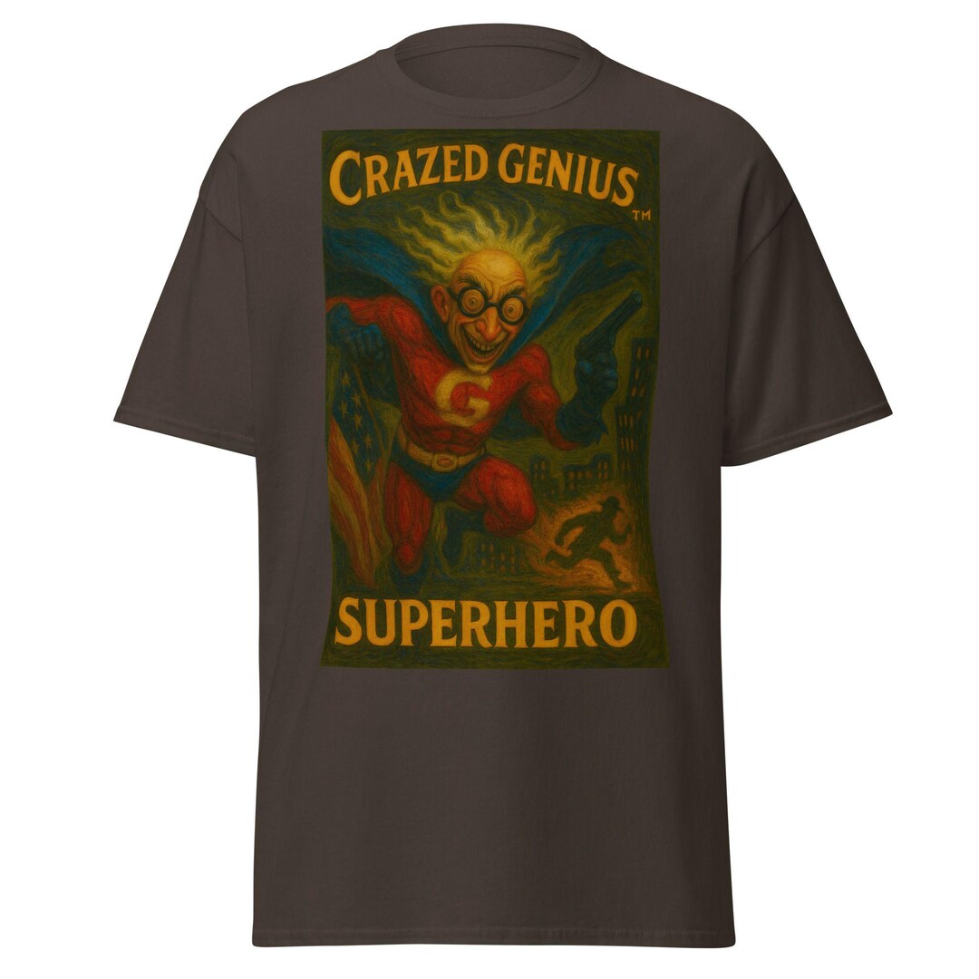 Crazed Genius / Superhero - Etsy