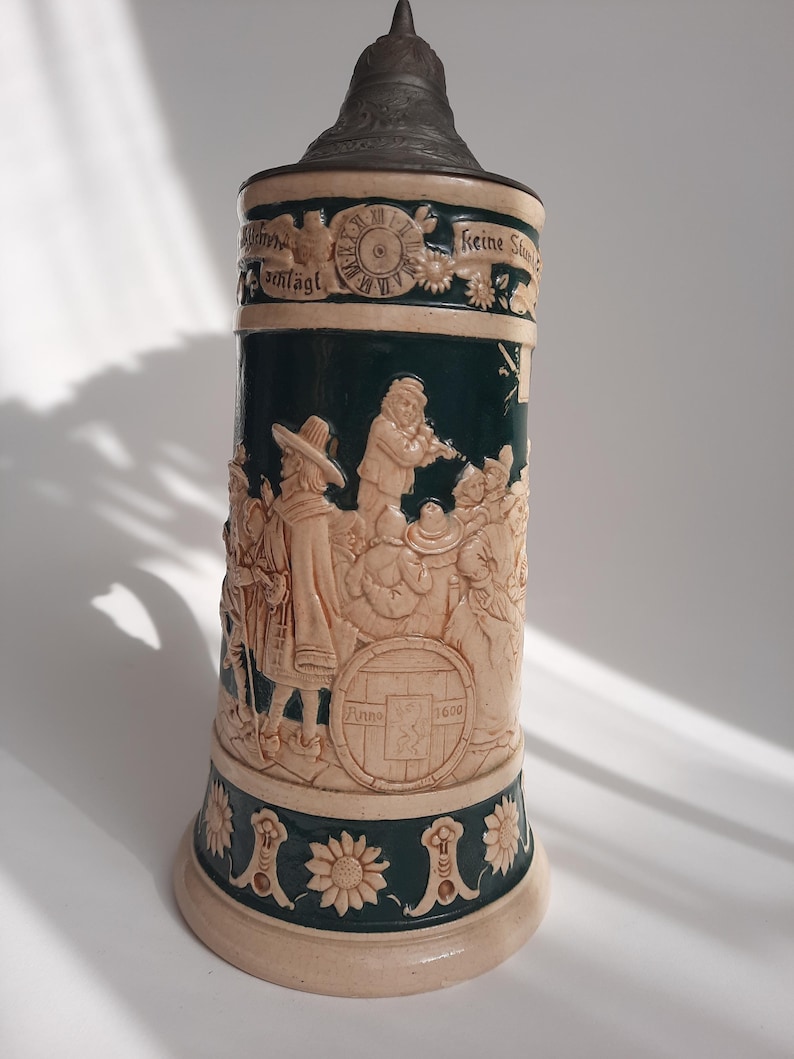 Vintage Musterschutz .5 L German Beer Stein- A.J. Thewalt - Etsy