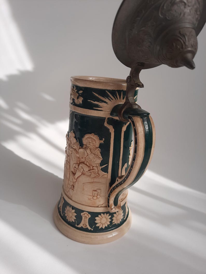Vintage Musterschutz .5 L German Beer Stein- A.J. Thewalt - Etsy