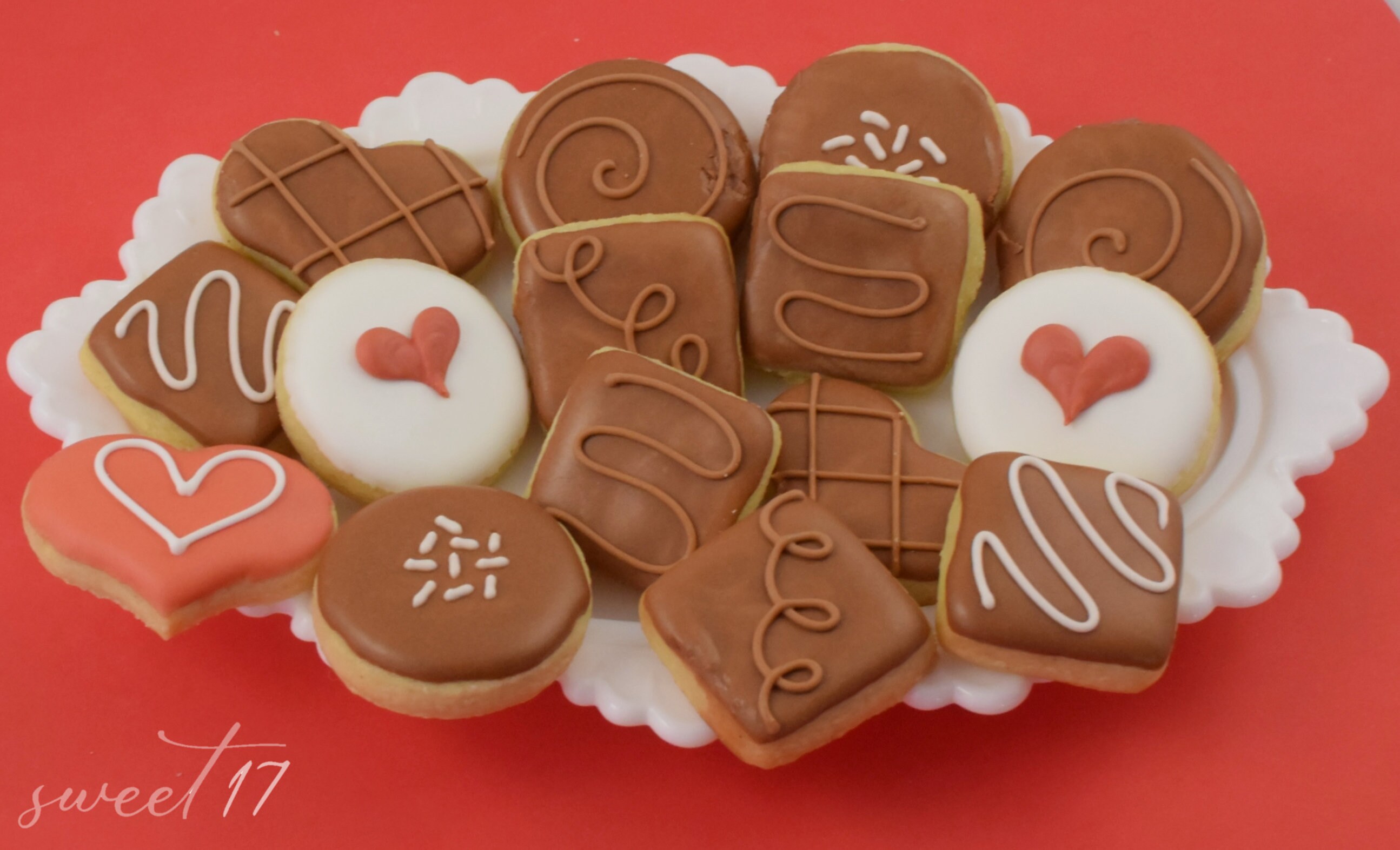 Mini Box of Chocolates Sugar Cookies Gift Box - Etsy