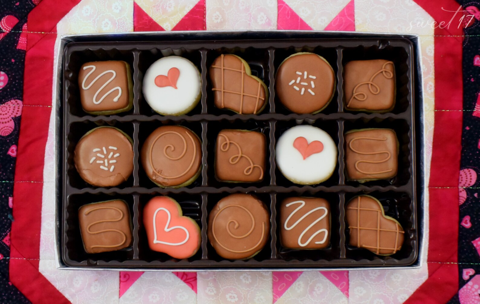 Mini Box of Chocolates Sugar Cookies Gift Box - Etsy