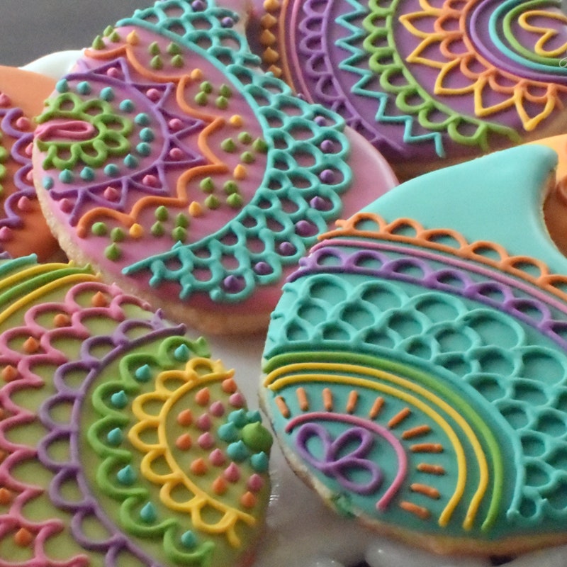 Lace Cookies - Etsy