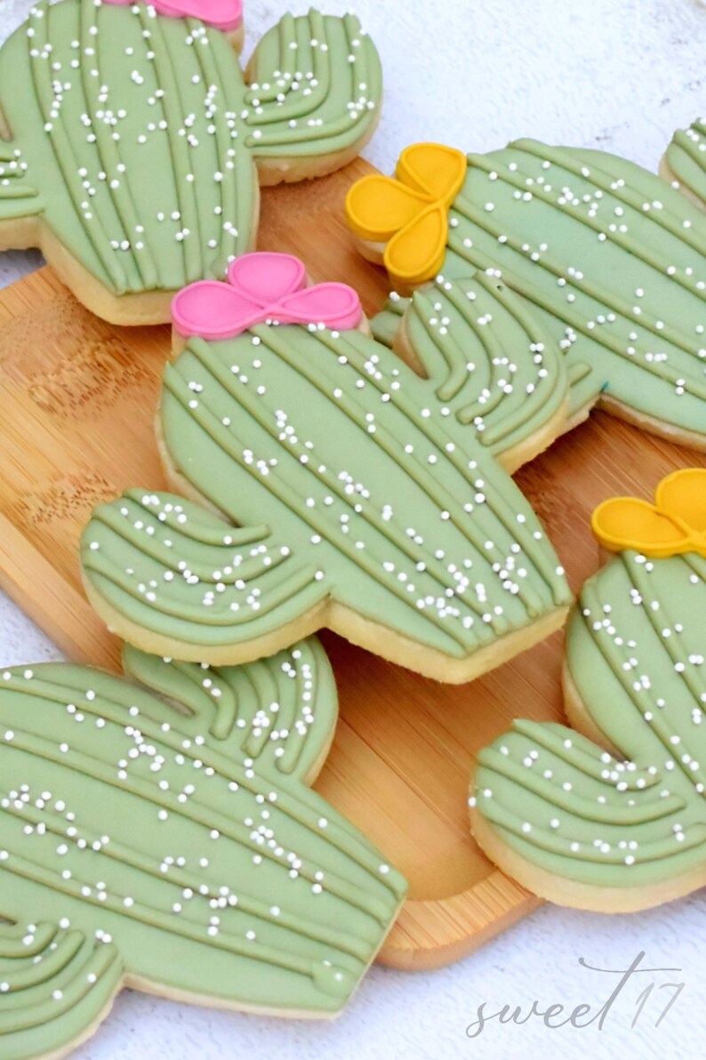 Cactus Sugar Cookies (set of Six) - Etsy