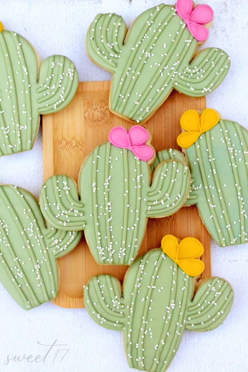 Cactus Sugar Cookies (set of Six) - Etsy