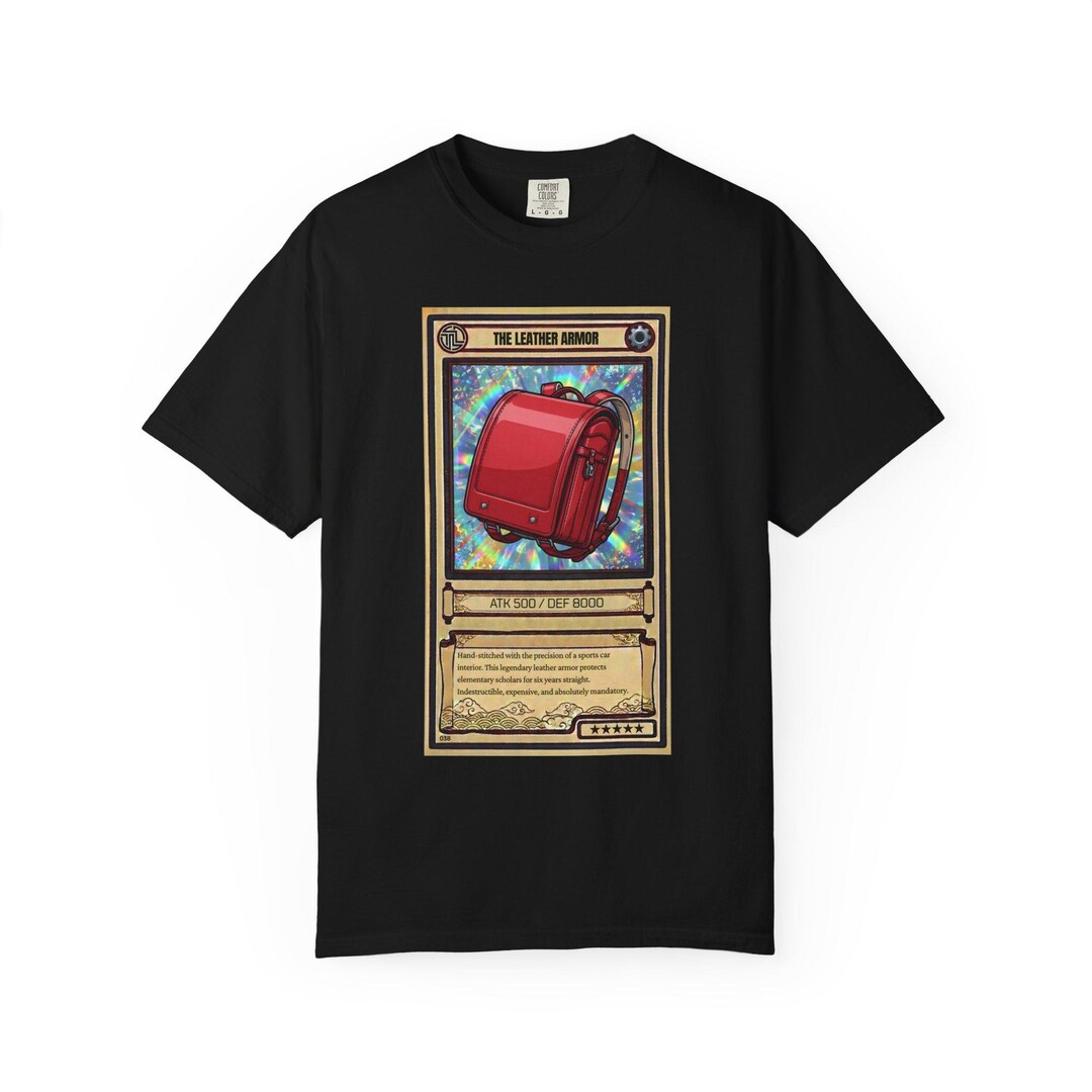 Japanese Randoseru Backpack T-shirt | Retro Anime School Core Tee ...
