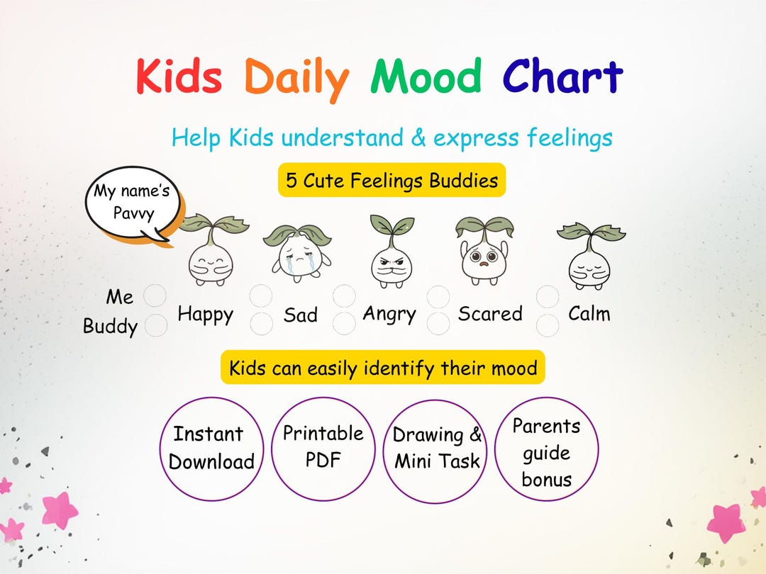 Kids Calm Corner | Feelings Chart for Toddlers | Emotion Chart for ...
