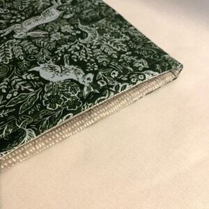 Rifle Paper Co Book Sleeve, Padded Book Sleeve, Wildwood Rabbit Green ...