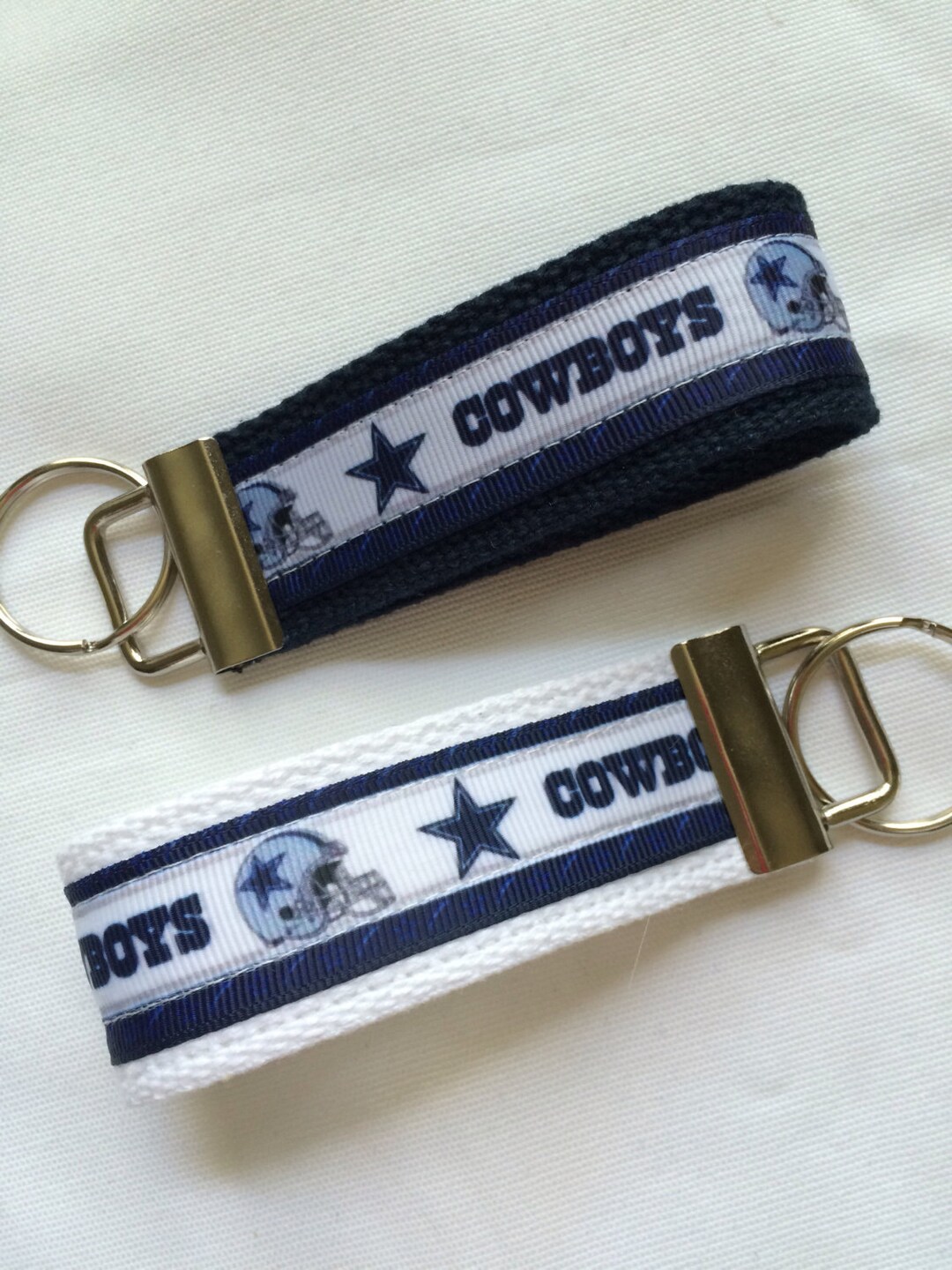 Dallas Cowboys Keychain Key Fob Wristlet - Ready to Ship - Gifts Under ...