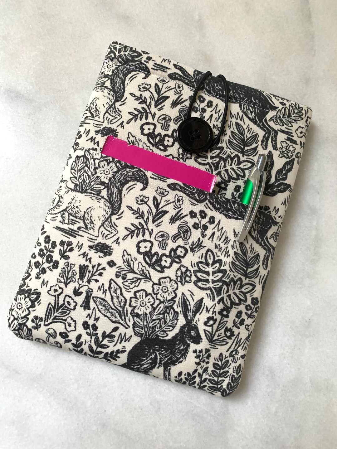 Rifle Paper Co Book Sleeve - Woodland Book Sleeve - Rabbits - Padded ...