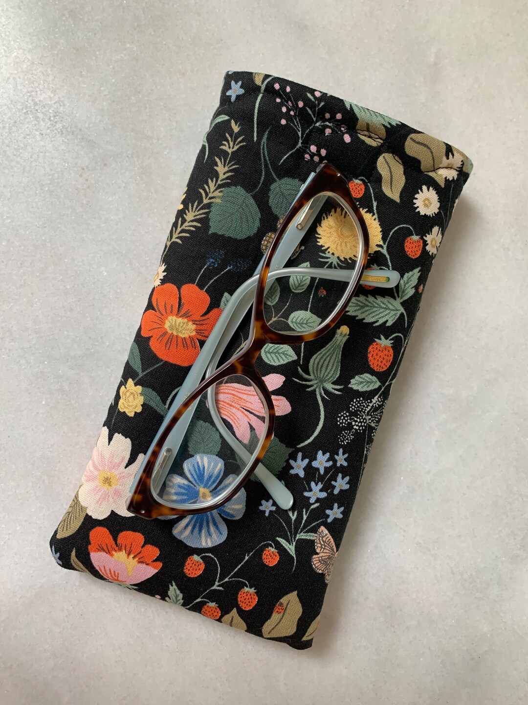 Eyeglass Cover Rifle Paper Co Sunglasses Case Foam Padded Eyeglass Case ...