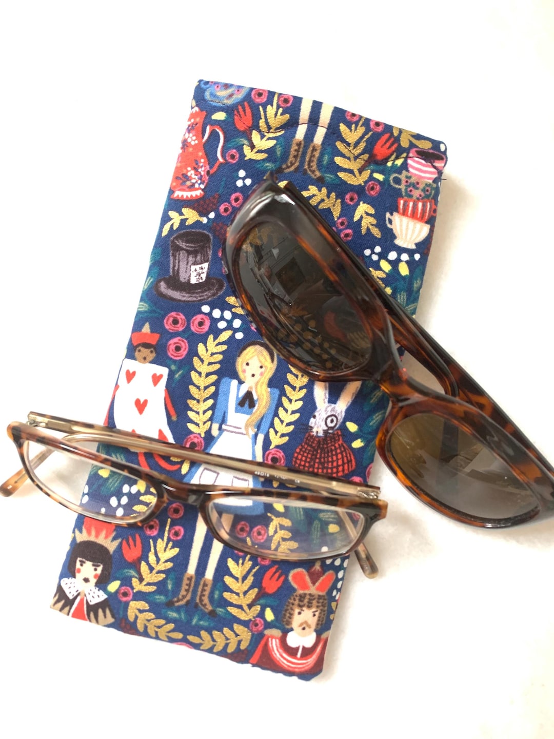 Rifle Paper Co. Eyeglass Case Sunglass Case Padded Eyeglass Cover Alice ...
