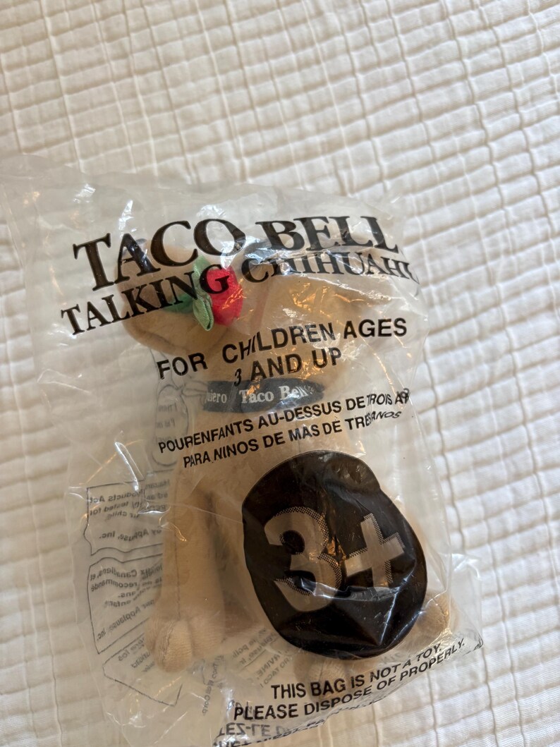 Talking Chihuahua Taco Bell - Etsy