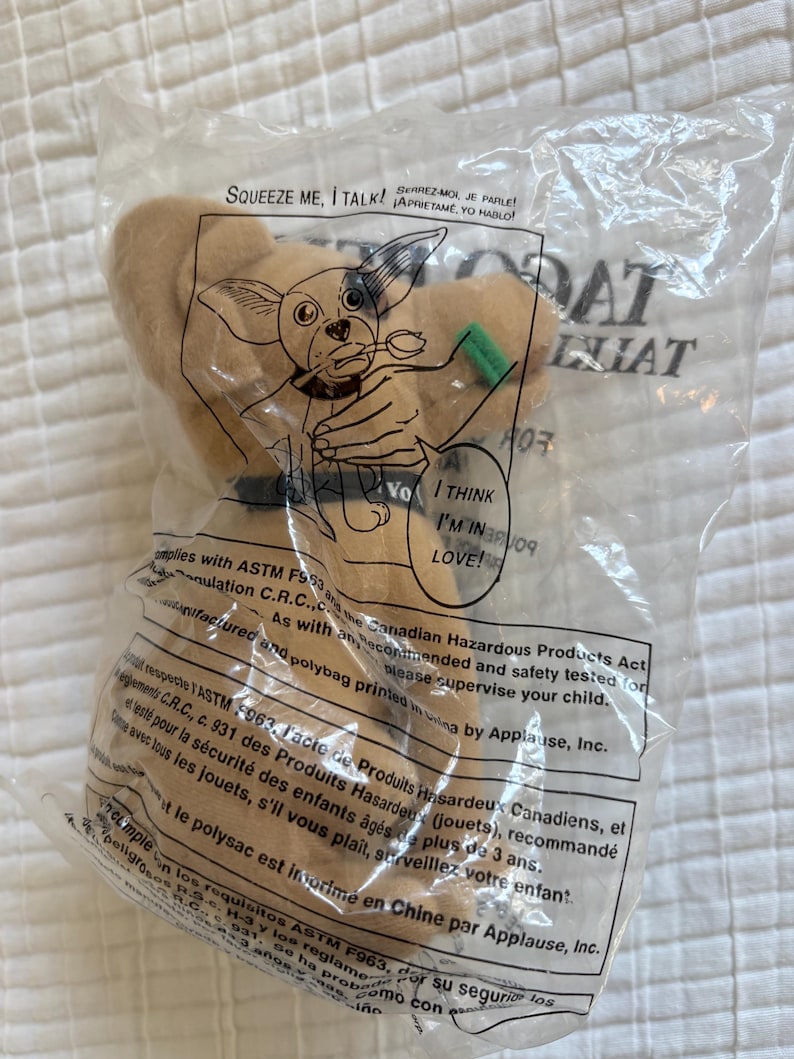 Talking Chihuahua Taco Bell - Etsy