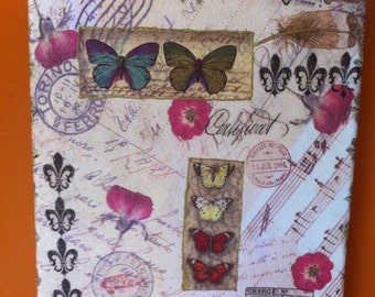 Decoupage butterfly | Etsy