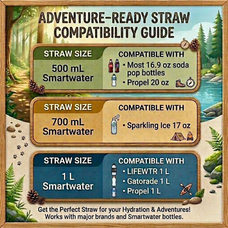 Smartwater Bottle Straw With Flip-top Cap, Reusable Spill-proof ...