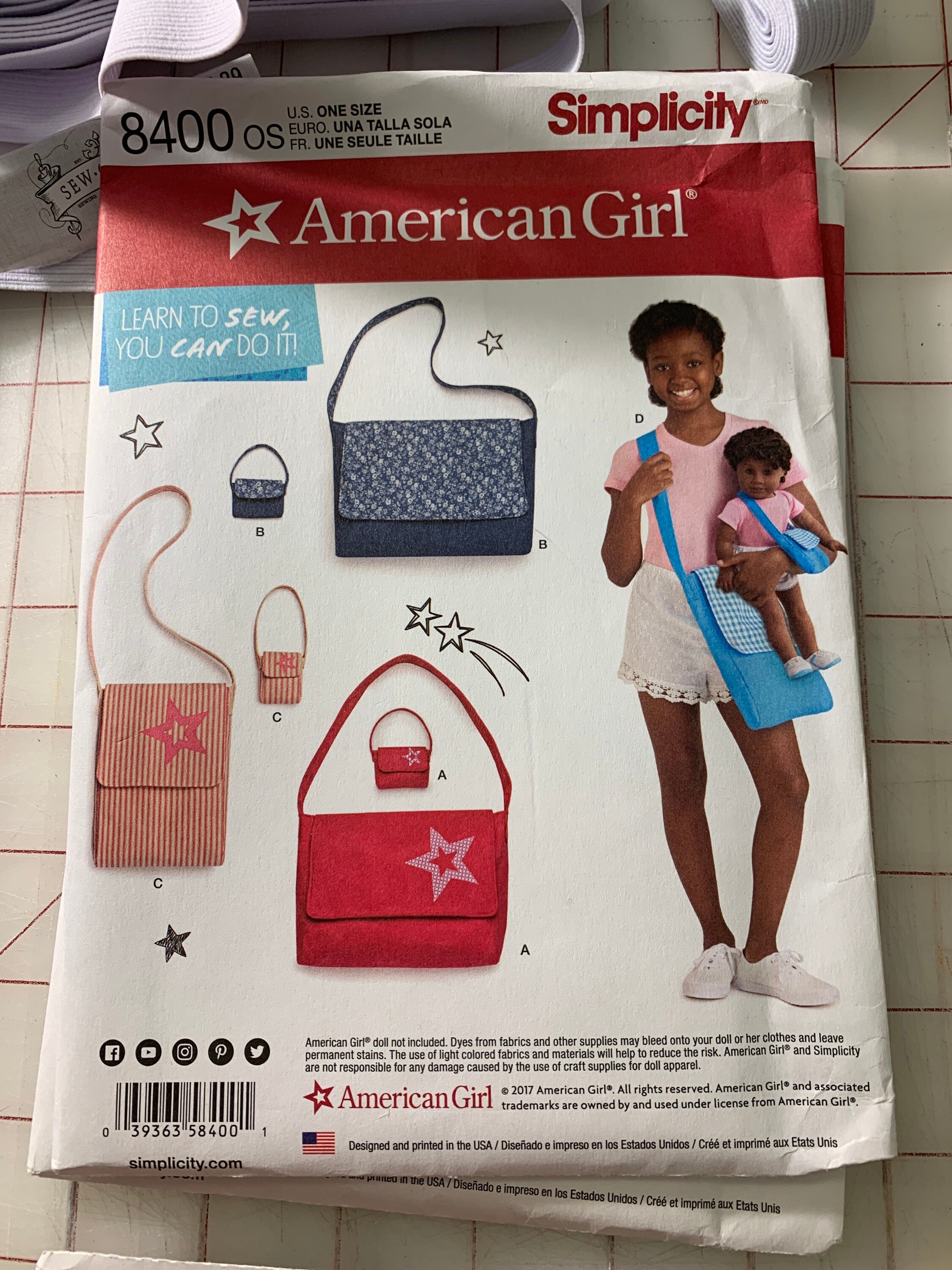 Simplicity 8042, 8040, 8400, 8282, 18 doll clothes, American, girl ...