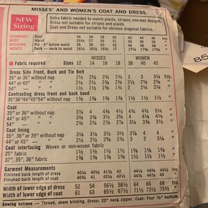 Simplicity 8591, Rare Vintage, 60’s, Dress and Dress Coat, Size 14 - Etsy