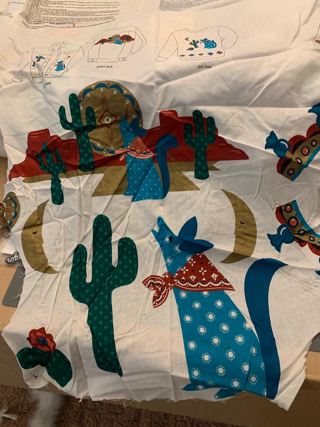 Vintage Sewing Panel Cut Outs for Shirtstop Jackets - Etsy