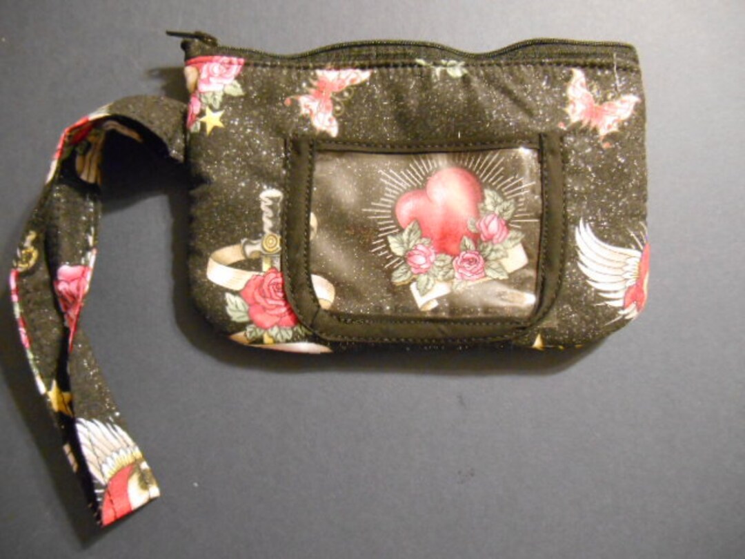 Handmade Wristlet, Wallet, Change, Camera Bag, I.D. Card - Etsy