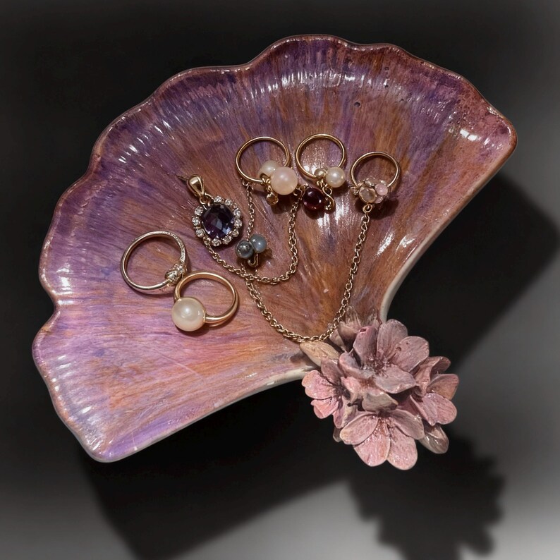 Leaf Shaped Tray – Jewelry Dish, Soap Holder, Nightstand Organizer - Etsy