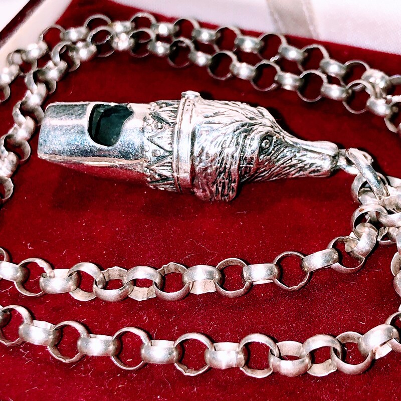 Silver Dog Whistle - Etsy