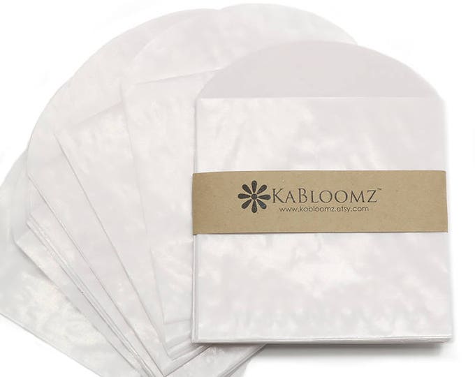 20 Glassine Envelopes With Flap 4 X 4 INCLUDES - Etsy