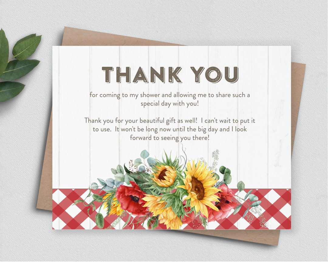 Self-editable I Do BBQ Bridal Shower Thank You Card, Flat, Couples ...
