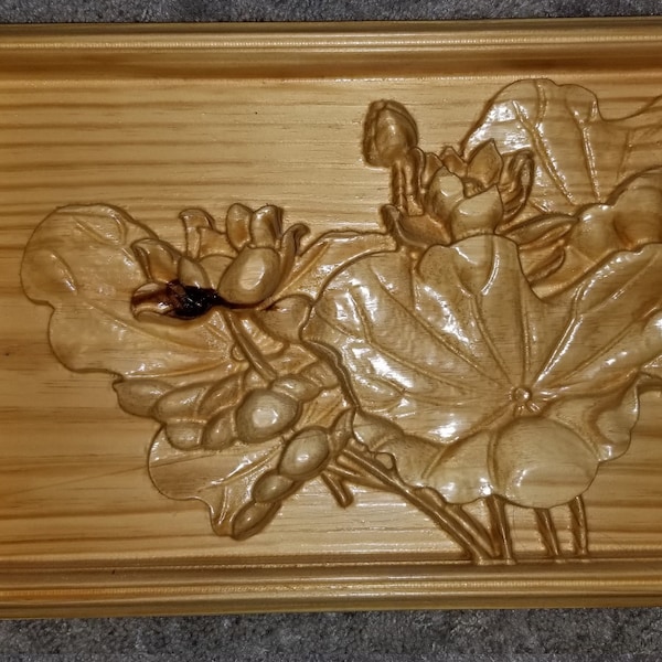 Wood Lily Carving - Etsy