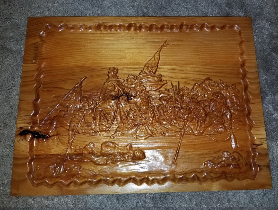 Washington Crossing the Delaware Carving - Etsy