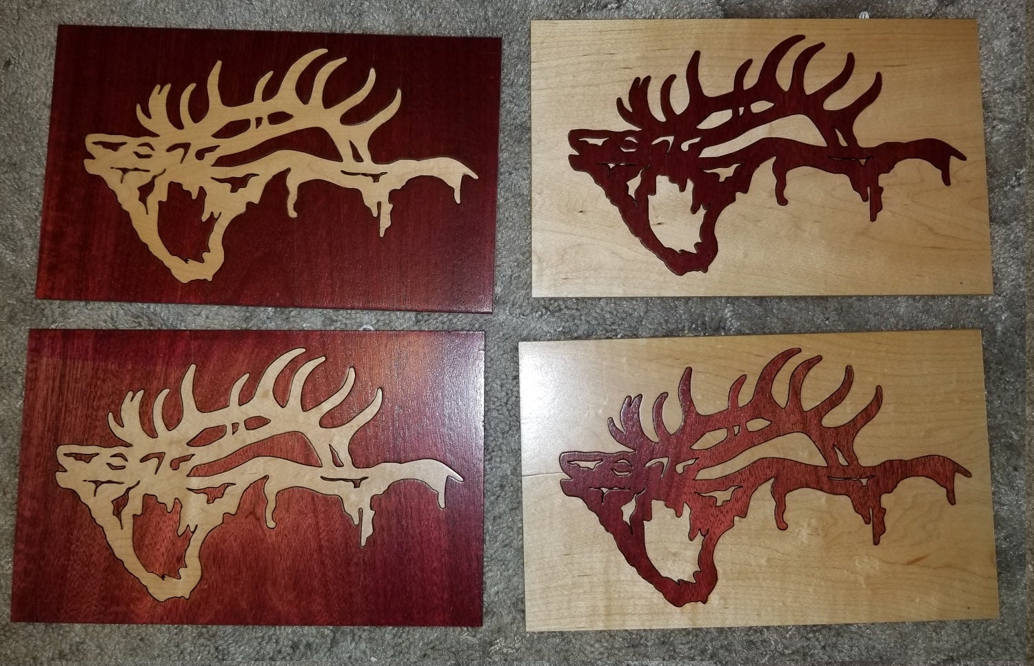Elk Inlay Laser Cut - Etsy