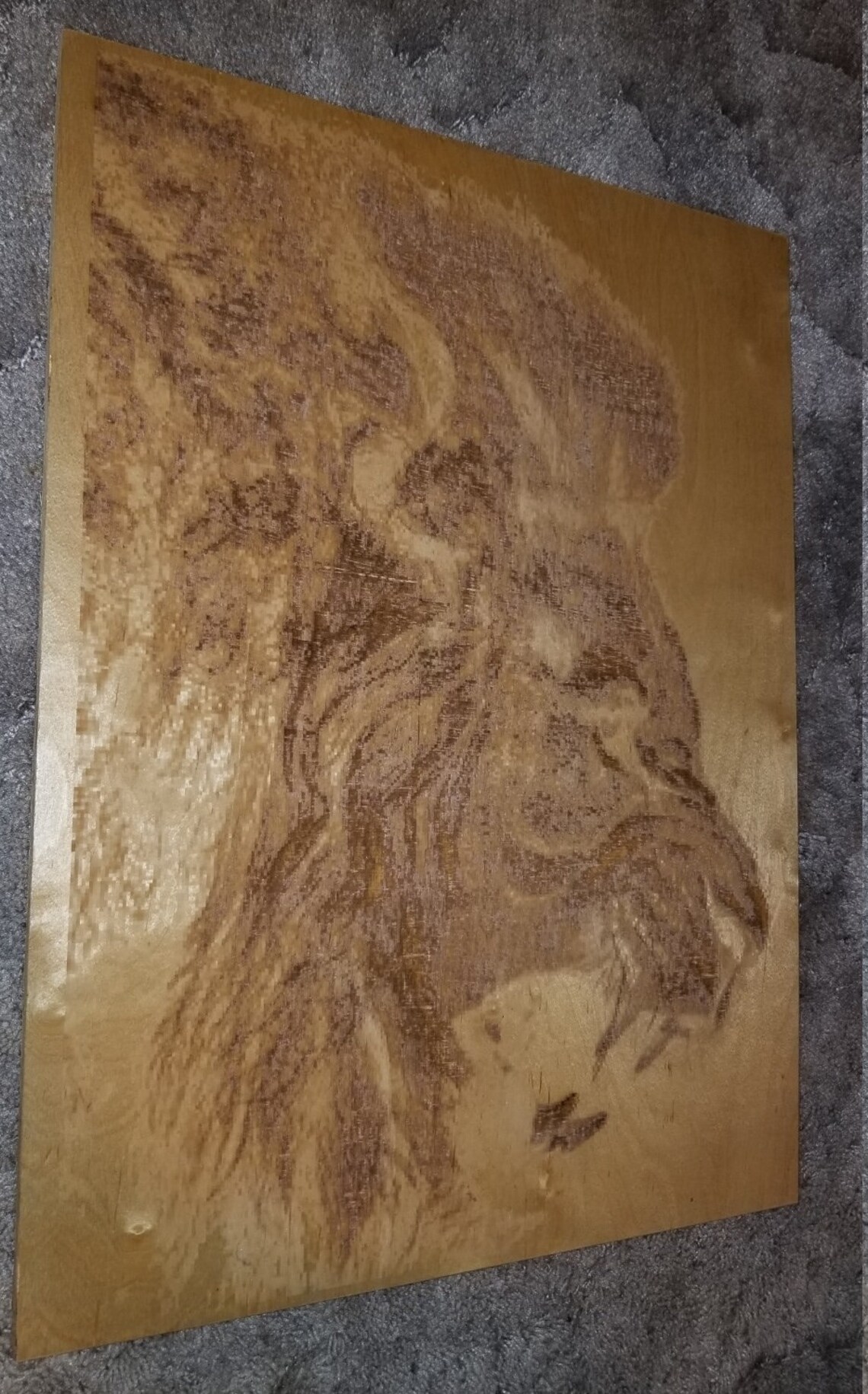 Lion Roaring Laser Engraved - Etsy