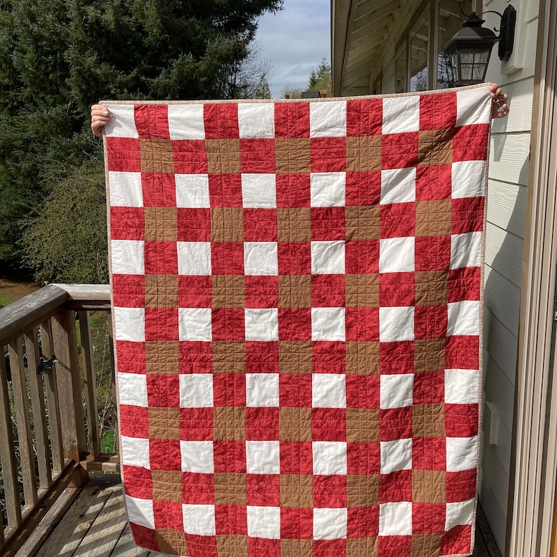 Plaid Quilt - Etsy