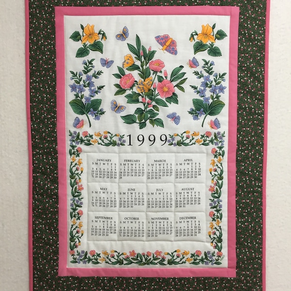 1999 Wall Calendar - Etsy