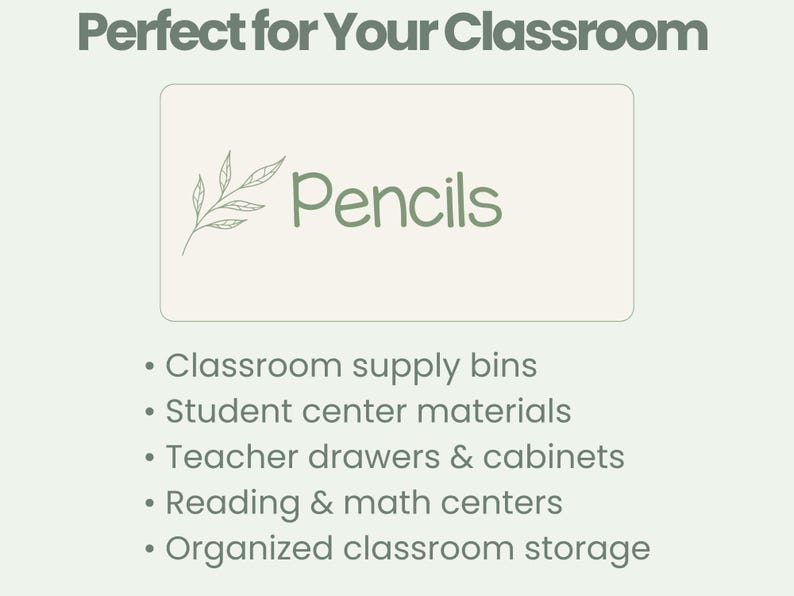 Editable Classroom Labels | Classroom Supply Bin Labels | Teacher ...