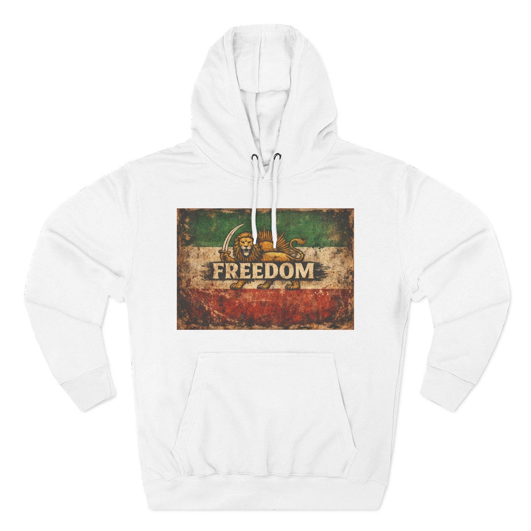 Iranian Flag With Lion & Sun | FREEDOM Sweatshirt - Etsy