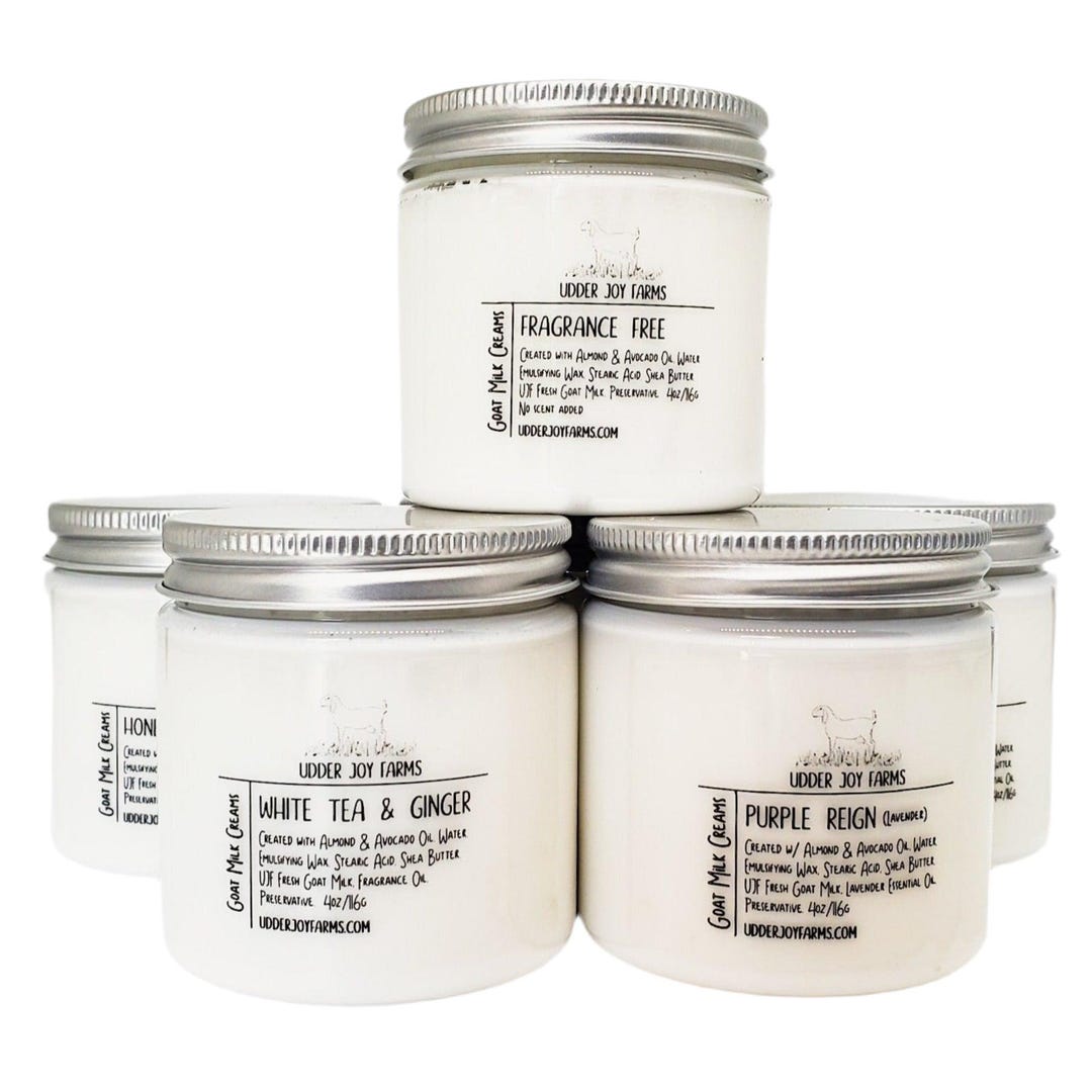 4 Oz Goat Milk Creams. Moisturizing. Great for Face and Body. - Etsy