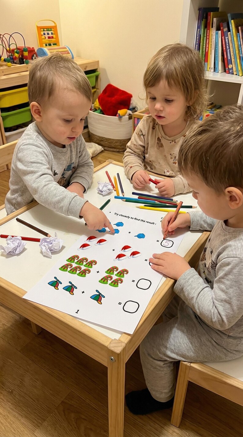 Printable Counting Activities for Kids, Numbers and Shapes Worksheets ...