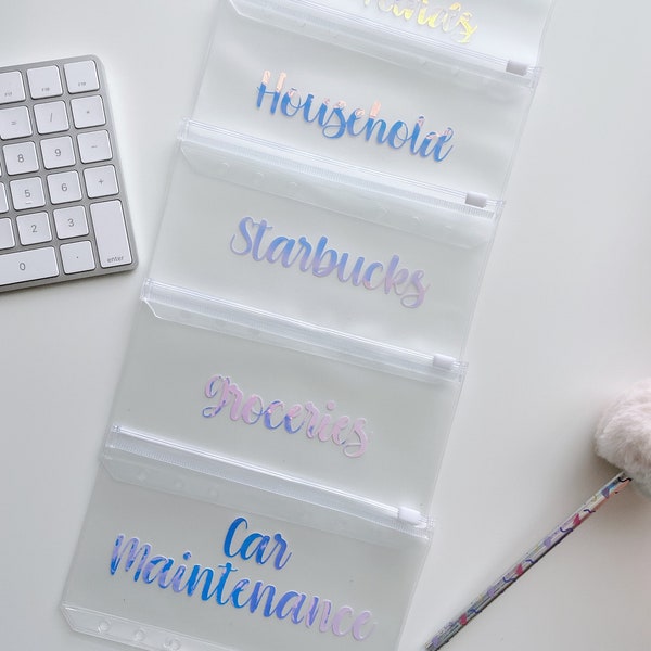 Zipper Cash Envelopes - Etsy